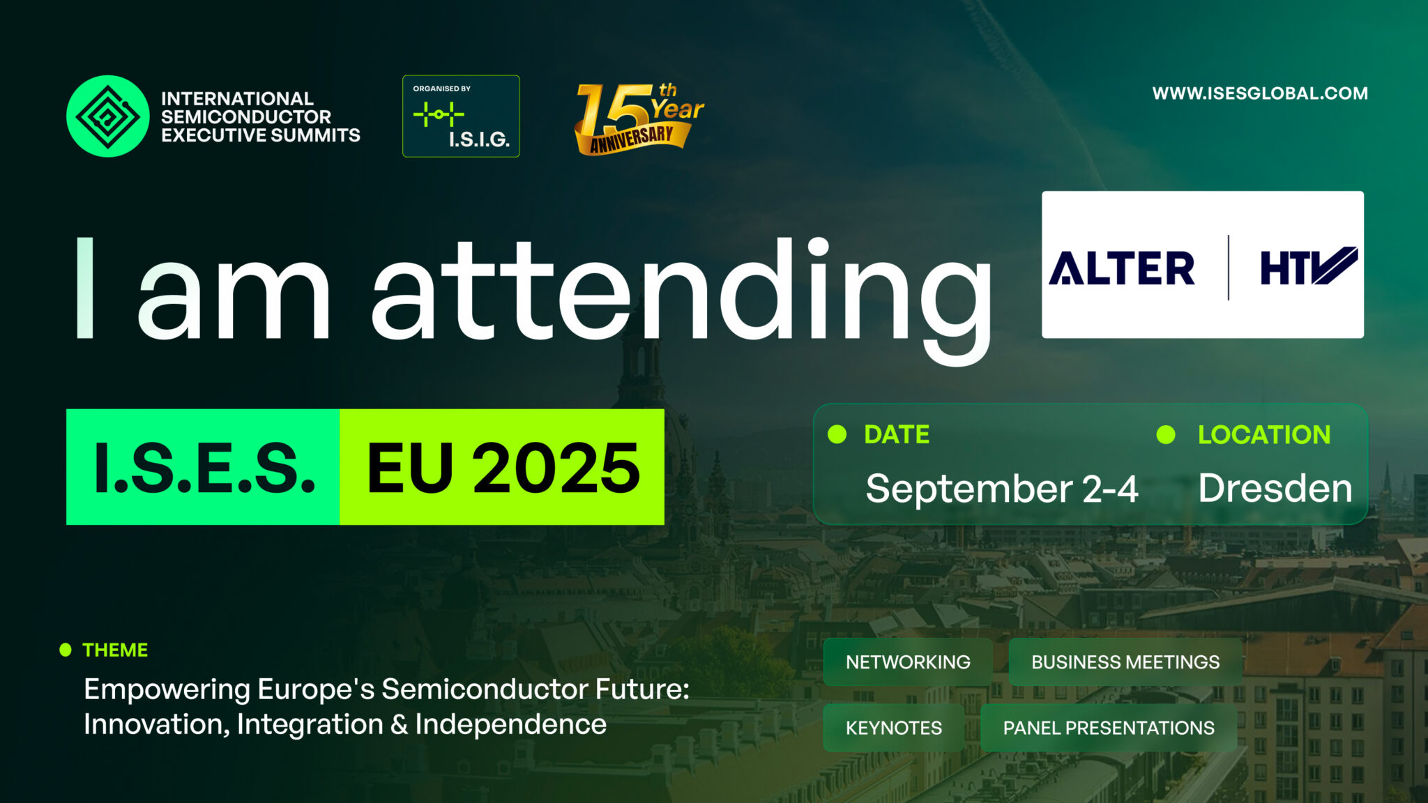 I.S.E.S. EU 2025 | 2-4 September 25 | Dresden :HTV GmbH